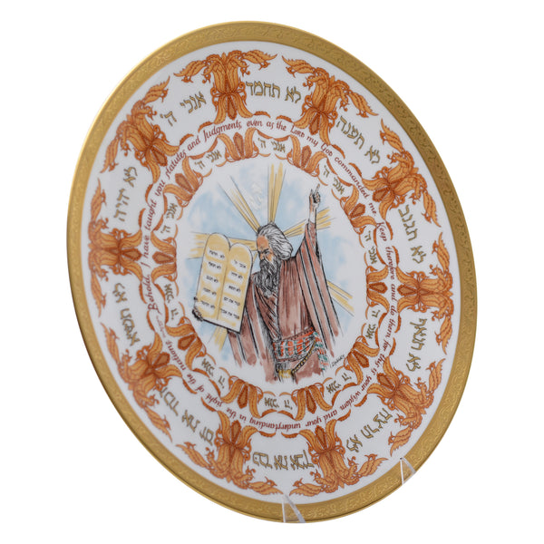 Ten Ten Commandments plate - pascoeandcompany