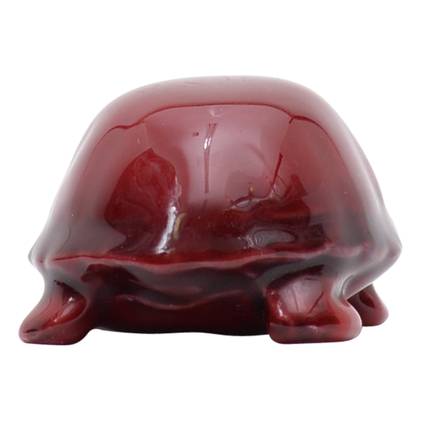 Very rare tortoise flambe sculpture - pascoeandcompany