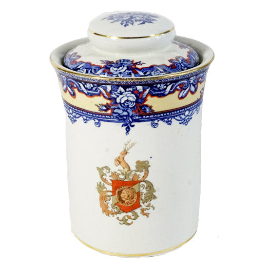 Champlain Crest Tobacco Jar - pascoeandcompany