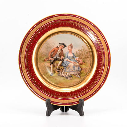 Courtship Scene Plate - pascoeandcompany